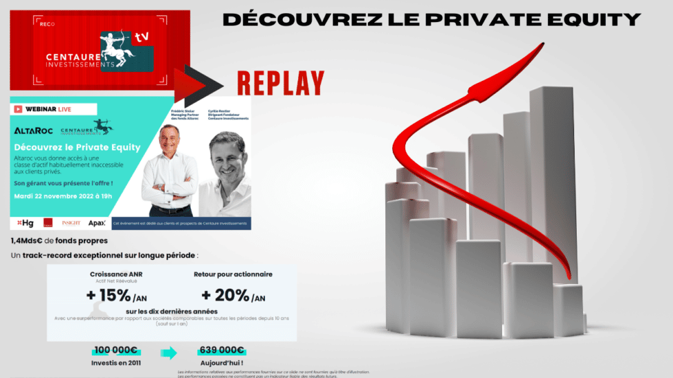 Replay de la visioconférence sur le thème du Private Equity - Centaure ...
